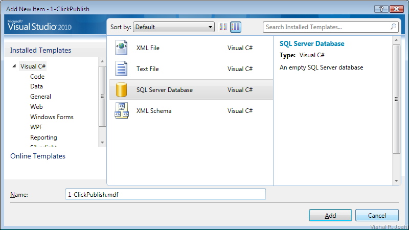 Spur — Creating a simple ASP.NET 4 Web App using Visual...
